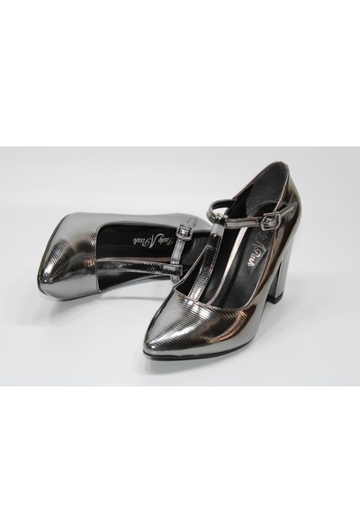 Lady Park Ladypark Yüksek Topuklu Önden Atkılı Bağcıklı Abiye Ayakkabı