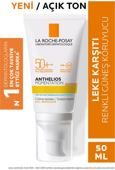 La Roche-Posay Anthelios Pigmentation Tinted Cream SPF50 Açık Ton La Roche-Posay Anthelios Pigmentation Tinted Cream SPF50 Açık Ton
