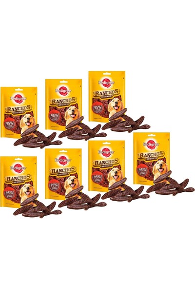 Pedigree Ranchos Sığır Etli Köpek Ödül Maması 70 gr (7 Adet)