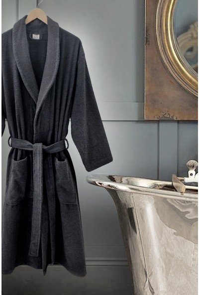 Daylife Unisex Pamuklu Şalyaka S-M/l-Xl Bukle Bornoz