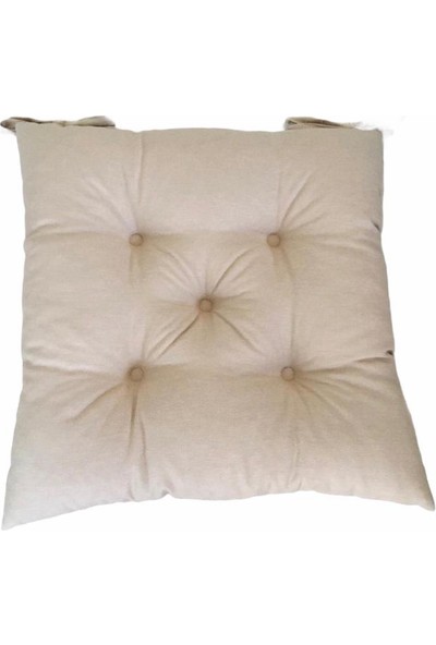 By Kutlay Home Collection Bykutlay Home Collection Sandalye Minderi, Duck Kumaş, Ekru Renk, 1. Kalite Slikon, Ortası 5 Yuvarlak Dikişli, 40*40 Cm. By Kutlay Home Collection Bykutlay Home Collection Sandalye Minderi, Duck Kumaş, Ekru Renk, 1. Kalite Slikon, Ortası 5 Yuvarlak Dikişli, 40*40 Cm.