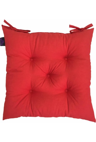 By Kutlay Home Collection Bykutlay Home Collection Sandalye Minderi, Duck Kumaş, Kırmızı Renk, 1. Kalite Slikon, Ortası 5 Yuvarlak Dikişli, 40*40 Cm. By Kutlay Home Collection Bykutlay Home Collection Sandalye Minderi, Duck Kumaş, Kırmızı Renk, 1. Kalite Slikon, Ortası 5 Yuvarlak Dikişli, 40*40 Cm.