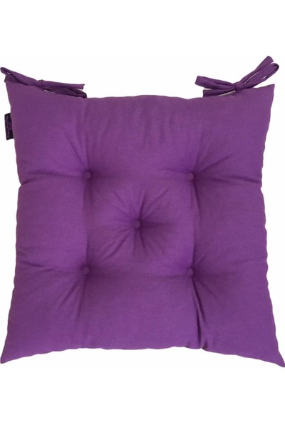 By Kutlay Home Collection Bykutlay Home Collection Sandalye Minderi, Duck Kumaş, Mor Renk, 1. Kalite Slikon, Ortası 5 Yuvarlak Dikişli, 40*40 Cm. By Kutlay Home Collection Bykutlay Home Collection Sandalye Minderi, Duck Kumaş, Mor Renk, 1. Kalite Slikon, Ortası 5 Yuvarlak Dikişli, 40*40 Cm.
