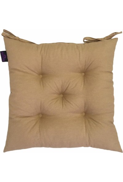 By Kutlay Home Collection Bykutlay Home Collection Sandalye Minderi, Duck Kumaş, Krem Kahve Renk, 1. Kalite Slikon, Ortası 5 Yuvarlak Dikişli, 40*40 Cm. By Kutlay Home Collection Bykutlay Home Collection Sandalye Minderi, Duck Kumaş, Krem Kahve Renk, 1. Kalite Slikon, Ortası 5 Yuvarlak Dikişli, 40*40 Cm.