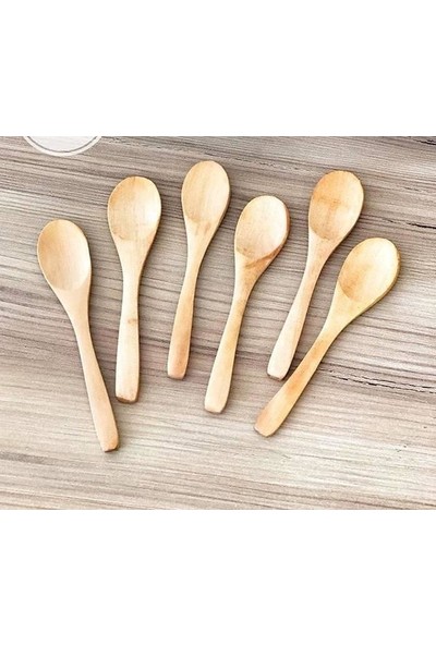 Balsa Tahta Kaşık Seti 6 Adet