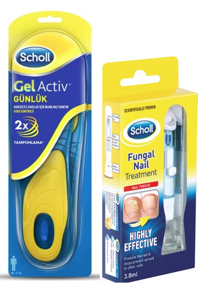 Erkek Günlük Tabanlık + Tırnak Bakım Kit 3,8 ml