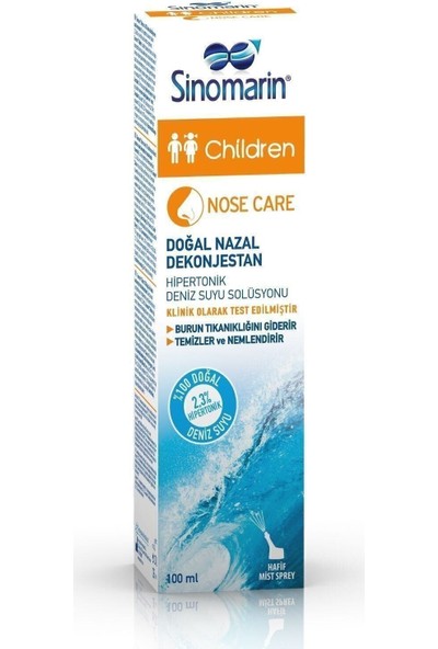 Sinomarin Children - Çocuklar Için Deniz Suyu Spreyi 100 ml Sinomarin Children - Çocuklar Için Deniz Suyu Spreyi 100 ml