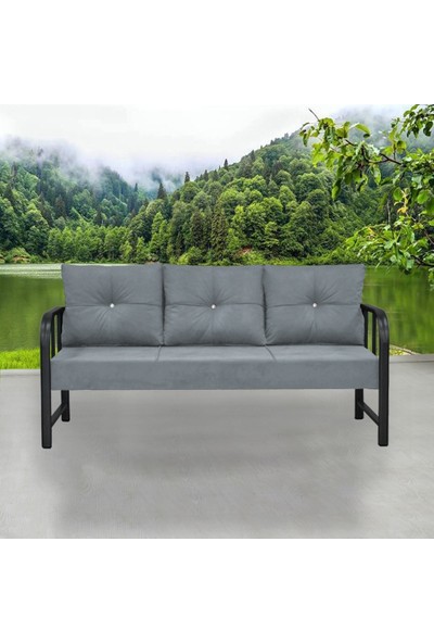 Zerka Yıldız Üçlü Koltuk & Kanepe Bahçe ve Balkon Koltuk