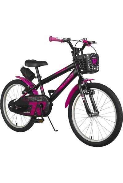 Trendbike Vento 20 Jant Bisiklet 6-10 Yaş Kız Çocuk Bisikleti Siyah-Fuşya 20.404-S-F Trendbike Vento 20 Jant Bisiklet 6-10 Yaş Kız Çocuk Bisikleti Siyah-Fuşya 20.404-S-F