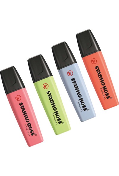 Stabilo Boss Pastel Işaretleme Kalemi 4'lü Stabilo Boss Pastel Işaretleme Kalemi 4'lü