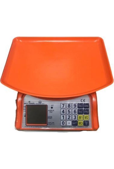 Egonex Elektronik Dijital Hesaplamalı, Şarjlı, Pazarcı, Manav, Mutfak Terazisi 40 kg Egonex Elektronik Dijital Hesaplamalı, Şarjlı, Pazarcı, Manav, Mutfak Terazisi 40 kg