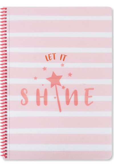 Keskin Color A4 Kareli Defter Shine - Pembe Keskin Color A4 Kareli Defter Shine - Pembe
