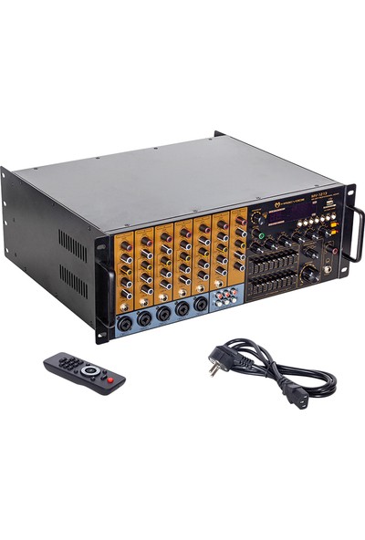 Magic Magıcvoıce MV-1213 Küp Mixer Anfi USB Bt Uk RMS100W Max 800W 6 ZON+99DSP+4-16-70-100V Trafolu Magic Magıcvoıce MV-1213 Küp Mixer Anfi USB Bt Uk RMS100W Max 800W 6 ZON+99DSP+4-16-70-100V Trafolu