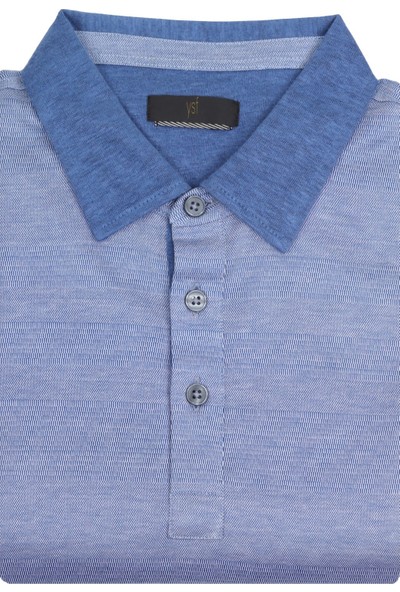 Ysf Polo Yaka Desenli Regular Fit Tshirt MS4960-073 Ysf Polo Yaka Desenli Regular Fit Tshirt MS4960-073