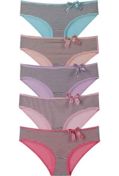 Nicoletta Somon Kız Çocuk Külot 5'li Paket