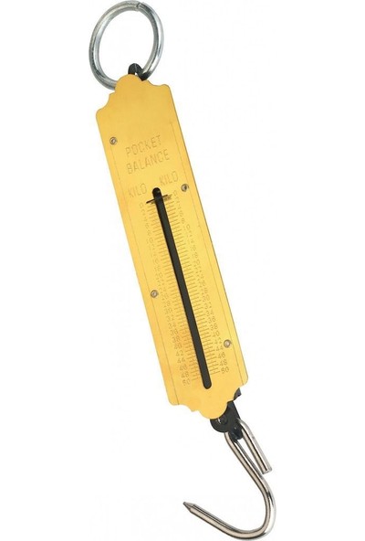 Asfar Pocket Balance Mekanik Metal El Kantarı Tartısı 50 kg