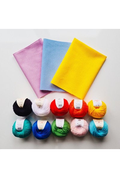 Kecelemecele Punch Punch Nakışı Kumaş ve Ip Seti Kecelemecele Punch Punch Nakışı Kumaş ve Ip Seti