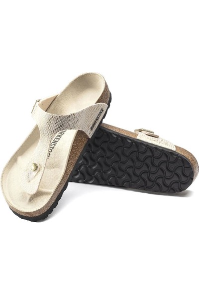 Birkenstock Birkenstock-Kadın-Gızeh Mf-Shıny Python EGGSHELL-BEJ-1018481 Birkenstock Birkenstock-Kadın-Gızeh Mf-Shıny Python EGGSHELL-BEJ-1018481