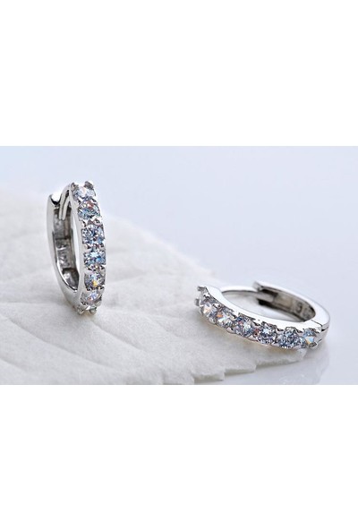 Otac Halka Küpe 925 Ayar Gümüş