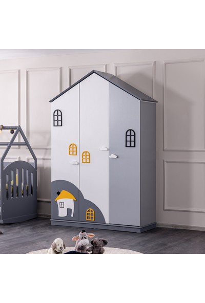 Setay Montessori Dolap, Dolce Montessori 3 Kapılı Gardırop