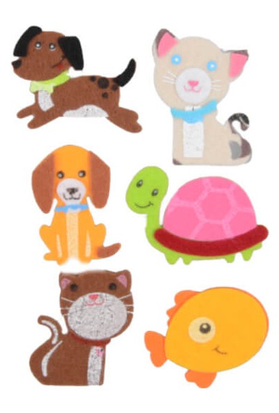 Temel FT-7102 Kediköpek Keçe Sticker Temel FT-7102 Kediköpek Keçe Sticker