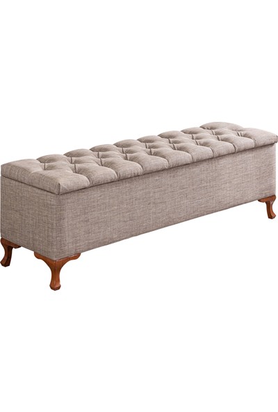 Setay Yatak Ucu Pufu Luna Bench Sandıklı Ayakucu Pufu 100 Cm'lik