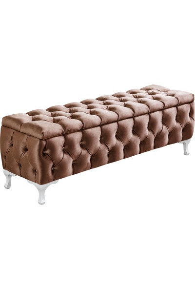Setay Yatak Ucu Pufu Cappy Bench Sandıklı Ayakucu Pufu Açık Kahve Setay Yatak Ucu Pufu Cappy Bench Sandıklı Ayakucu Pufu Açık Kahve