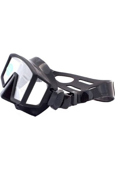 Kraken Maske M35 Çerçevesiz Siyah Silikon, 3 Camlı Kraken Maske M35 Çerçevesiz Siyah Silikon, 3 Camlı