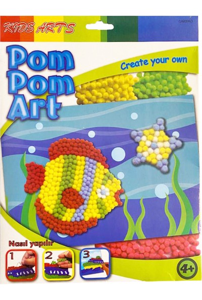 Temel Kutulu Yapışkanlı El Işi Seti Balık