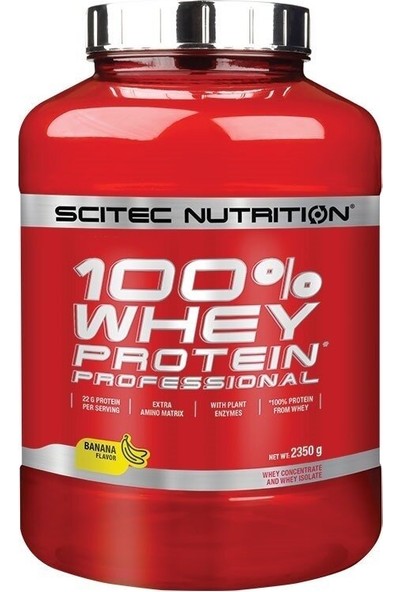 Scitec Whey Professional Whey Protein Muz 2350 gr Scitec Whey Professional Whey Protein Muz 2350 gr