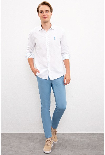 U.S. Polo Assn. Erkek Açık İndigo Chinos