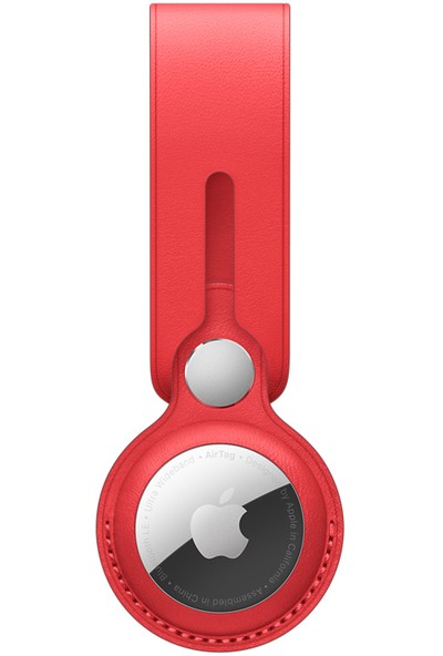 Apple Airtag Leather Loop - (Product)Red Apple Airtag Leather Loop - (Product)Red