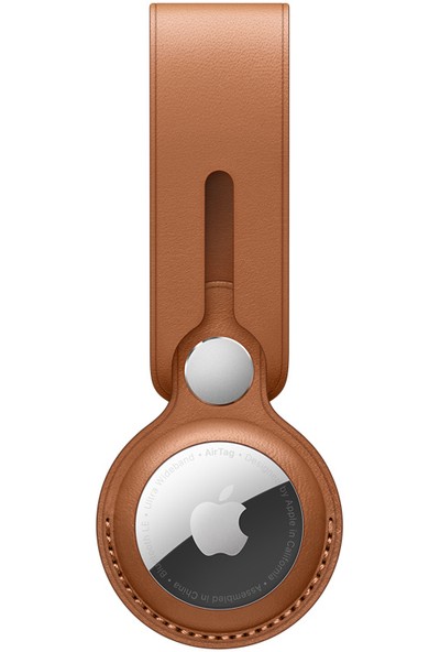 Apple Airtag Leather Loop - Saddle Brown Apple Airtag Leather Loop - Saddle Brown