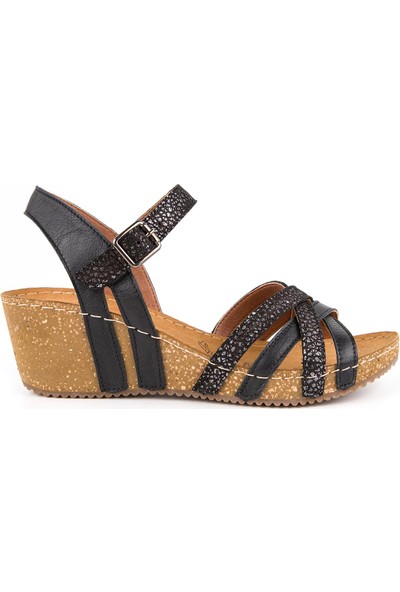 Muya Mina Anatomik Hakiki Deri Kadın Sandalet