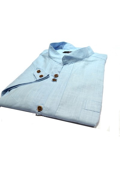 Kurular Tekstil Cift Düğme Kısakol Pamuk Gömlek Kurular Tekstil Cift Düğme Kısakol Pamuk Gömlek