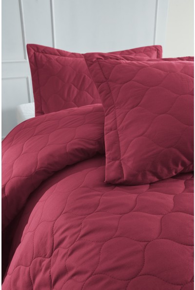 Enlora Home Enlora Doğal Pamuk Kapitoneli Yatak Örtüsü Seti Çift Kişilik Freshcolor Bordo Enlora Home Enlora Doğal Pamuk Kapitoneli Yatak Örtüsü Seti Çift Kişilik Freshcolor Bordo