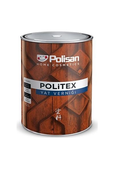 Polisan Politex Yat Verniği Parlak Şeffaf 2,5lt