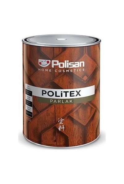 Polisan Politex Lüx Vernik Ahşap Koruyucu Parlak Ceviz 2,5lt