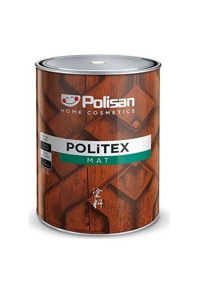 Polisan Politex Lüx Vernik Ahşap Koruyucu Mat 0,75LT Kestane Polisan Politex Lüx Vernik Ahşap Koruyucu Mat 0,75LT Kestane