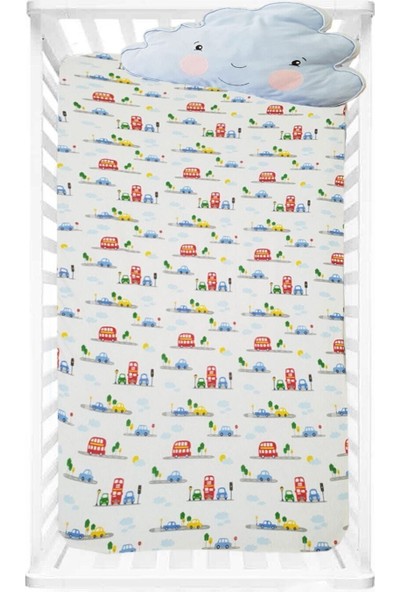 Mothercare Pamuklu Lastikli Bebek Çarşaf