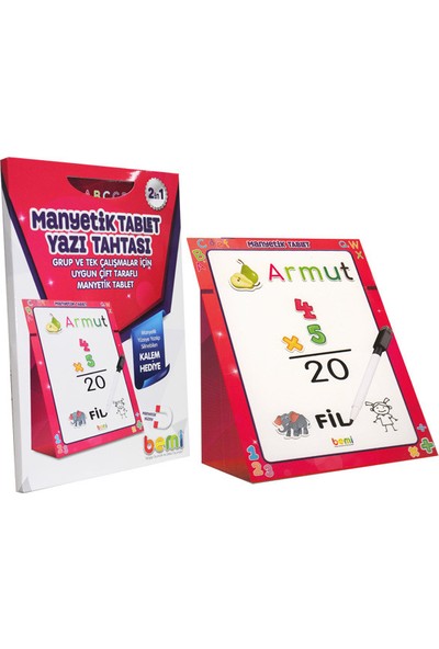 Bemi Oyuncak Manyetik Yazı Tahtası - Pembe