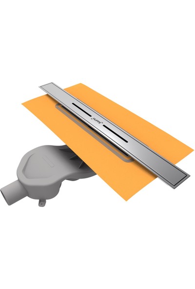 Hüppe Galata x Paslanmaz Yalıtımlı Duş Kanalı 60 cm + Sifon Hüppe Galata x Paslanmaz Yalıtımlı Duş Kanalı 60 cm + Sifon