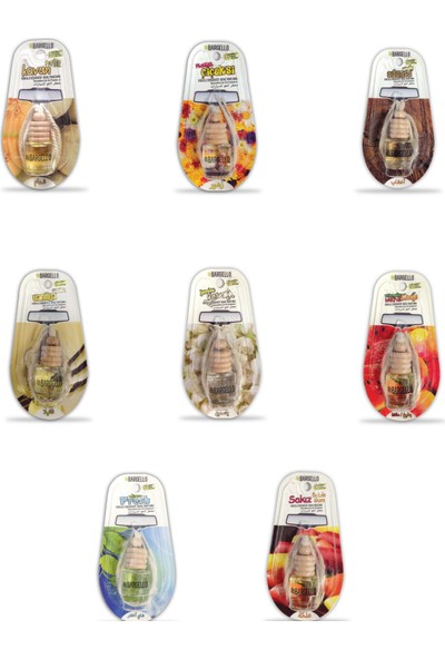 Bargello Dekoratif Araç Kokusu 8'li