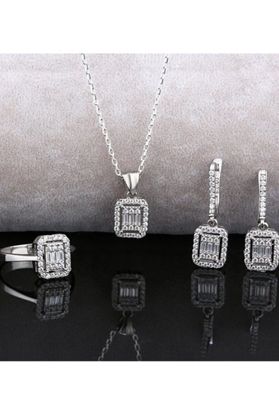 Çamoğlu Kuyumculuk Baget Gümüş Set Birinci Sınıf Altın Işçiliği G.S.001 Çamoğlu Kuyumculuk Baget Gümüş Set Birinci Sınıf Altın Işçiliği G.S.001