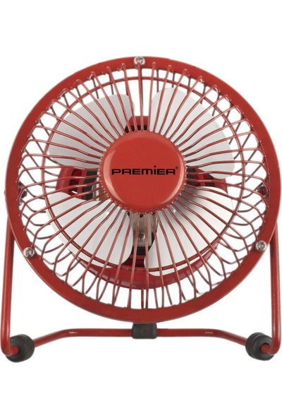 Premier Yıldız Mini Vantilatör Kırmızı Premier Yıldız Mini Vantilatör Kırmızı