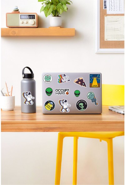 Ar Sticker Nasa Temalı Laptop Notebook Tablet Sticker Set 4 Ar Sticker Nasa Temalı Laptop Notebook Tablet Sticker Set 4