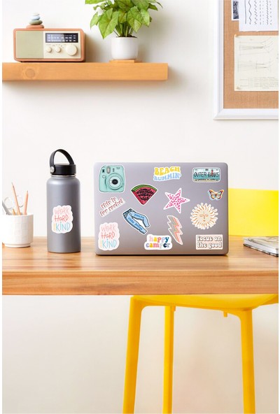 Ar Sticker Good Vibes Temalı Laptop Notebook Tablet Sticker Set 9 Ar Sticker Good Vibes Temalı Laptop Notebook Tablet Sticker Set 9