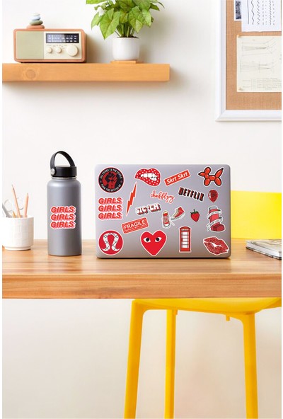 Ar Sticker Vsco Red Laptop Notebook Tablet Sticker Set 3 Ar Sticker Vsco Red Laptop Notebook Tablet Sticker Set 3