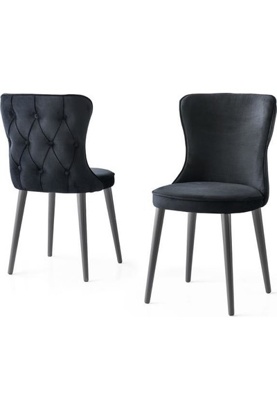 Sivasgözde Lüks Yemek Odası Mutfak Sandalyesi Tuna 2 Li Set
