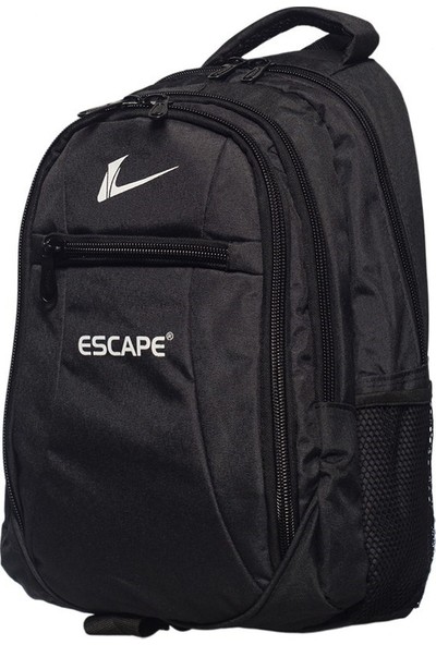 Escape 3007 Laptap Bölmeli Su Geçirmez Sırt Çantası Siyah